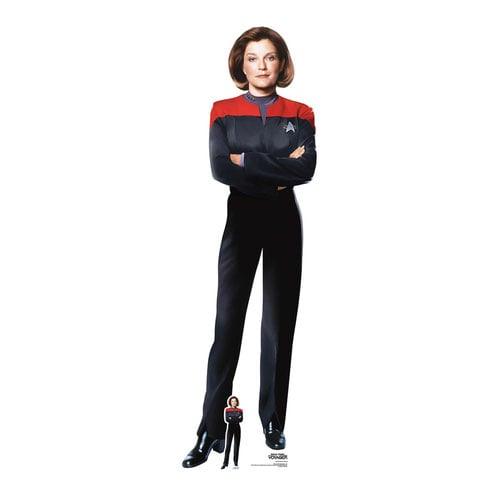 Kathryn Janeway Star Trek Kate Mulgrew Lifesize Cardboard Cutout 169cm ...