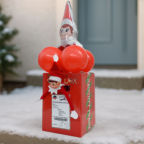 Personalised Elf Arrival in a Postbox Official Elf on the Shelf ...