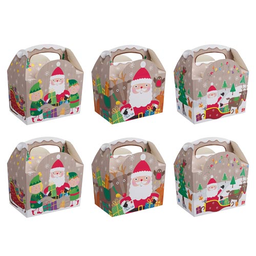 Assorted Christmas Party Box - Pack of 6 | Partyrama
