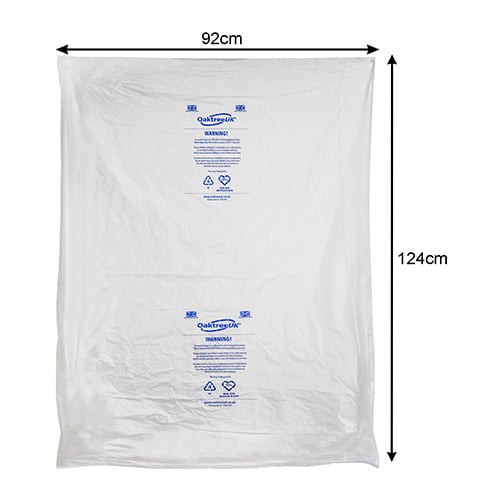 OakTree Large Balloon Transportation Plastic Transparent Bags - Pack of ...