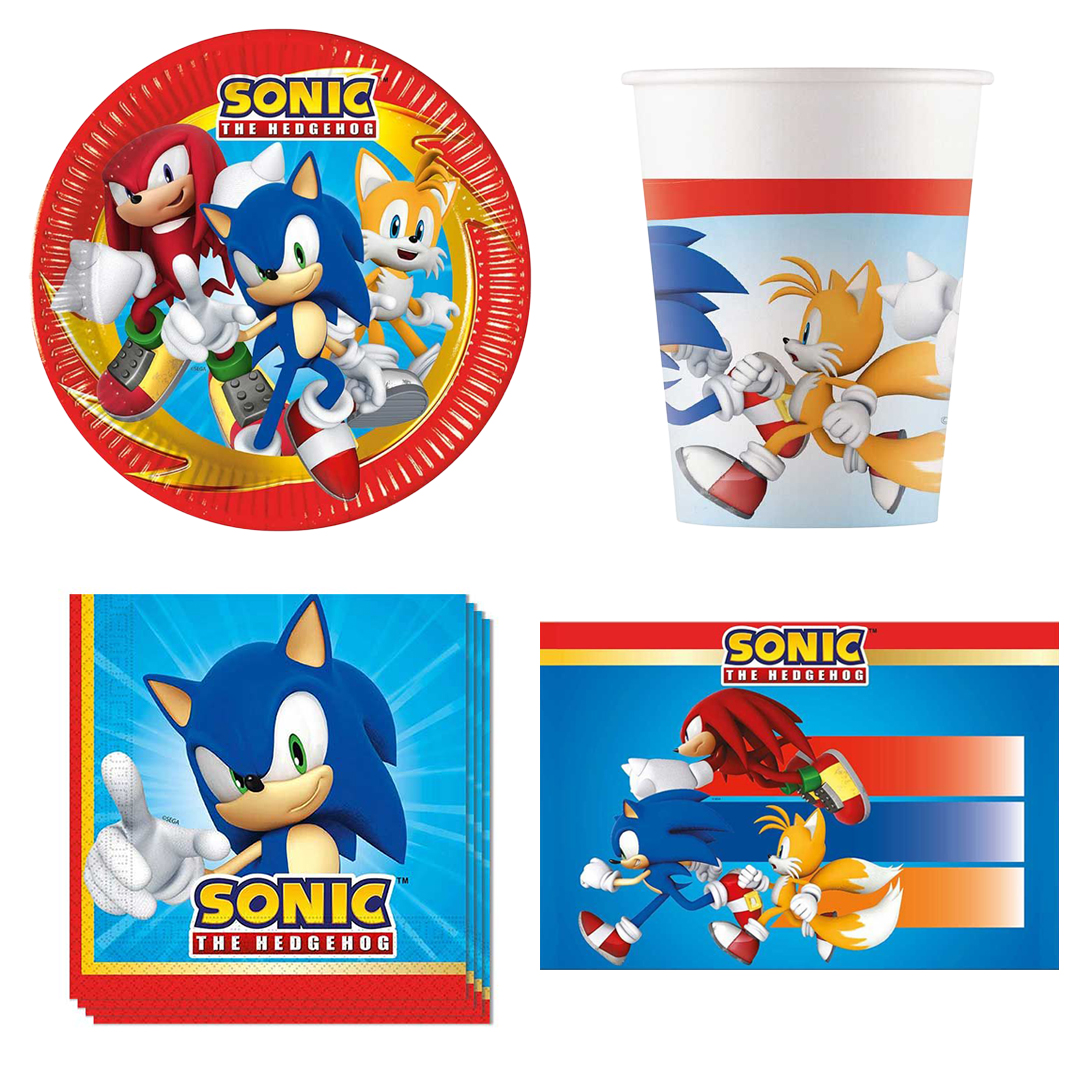 Sonic The Hedgehog 8 Person Value Party Pack | Partyrama